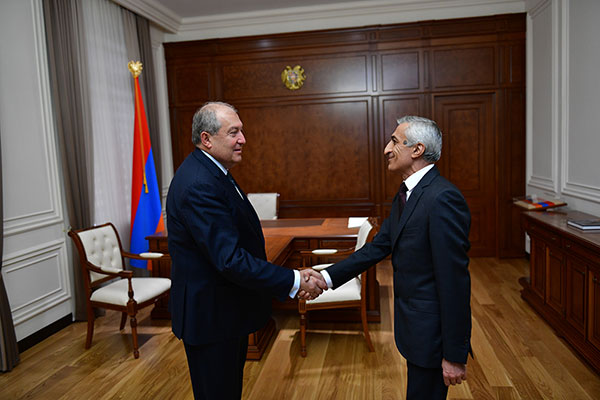 Արմեն Սարգսյանը ընդունել է Սպարտակ Սեյրանյանին